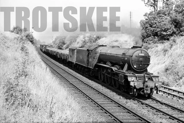 35MM NEGATIVE BR British Railways Steam Loco 60103 Class A3 Great ...