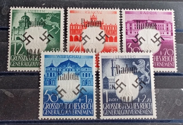 LOCAL DEUTSCHES REICH WWll Propaganda Fantasy overprint Radom MNH $5.96 ...