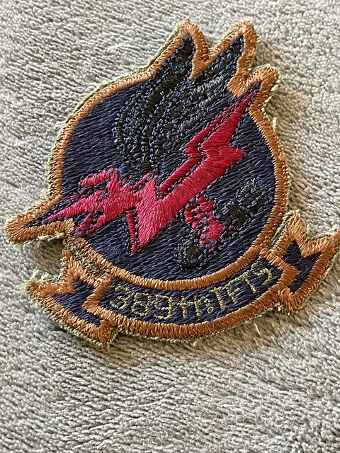 USAF 389TH TACTICAL Fighter Training Squadron Patch (subdued) Mt Home ...