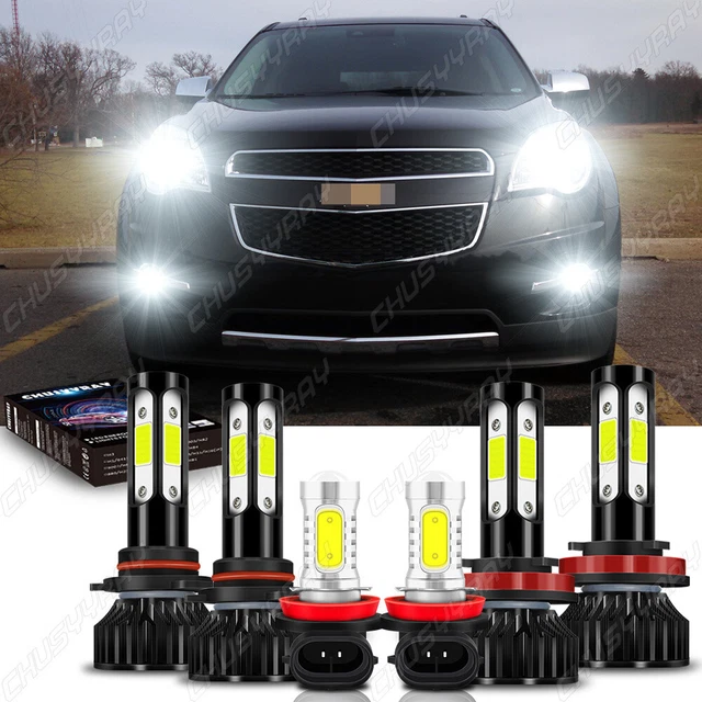 PARA FOR CHEVROLET Equinox 2010-2017 faro LED Hi / Lo Beam+Kit de luz ...