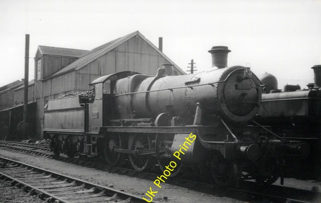 RAILWAY PHOTO 6X4 ex GWR Steam Engine 2-8-0 3858 Reading Shed March ...