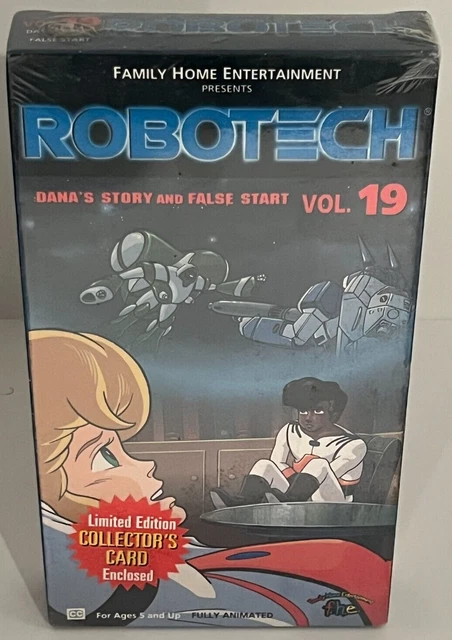 ROBOTECH VOL 19 New Anime Vhs Limited Edition Collector's Card Inside ...