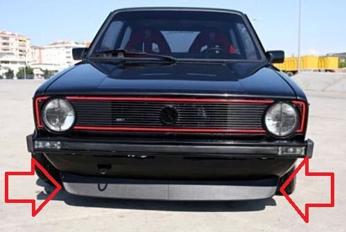 VW GOLF RABBIT I II MK1 Front Bumper GTI LIP duckbill chin splitte EUR ...