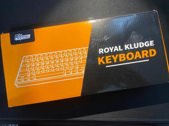 RK ROYAL KLUDGE RK61 Tri-modes Gaming Keyboard, BROWN Switch, Yellow ...