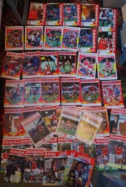 46 ARSENAL PROGRAMMES 1980s & 90s £10.80 - PicClick UK