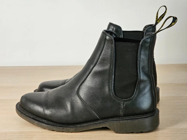 DR MARTENS BOOT Victor Chelsea Black Leather Mens US 9 Doc Martens $79. ...