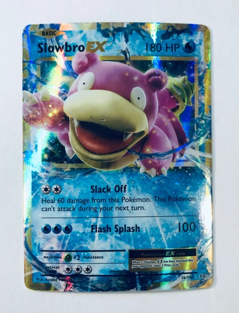 2016 SLOWBRO EX Pokémon XY Evolutions 20th Anniversary Expansion Pack ...