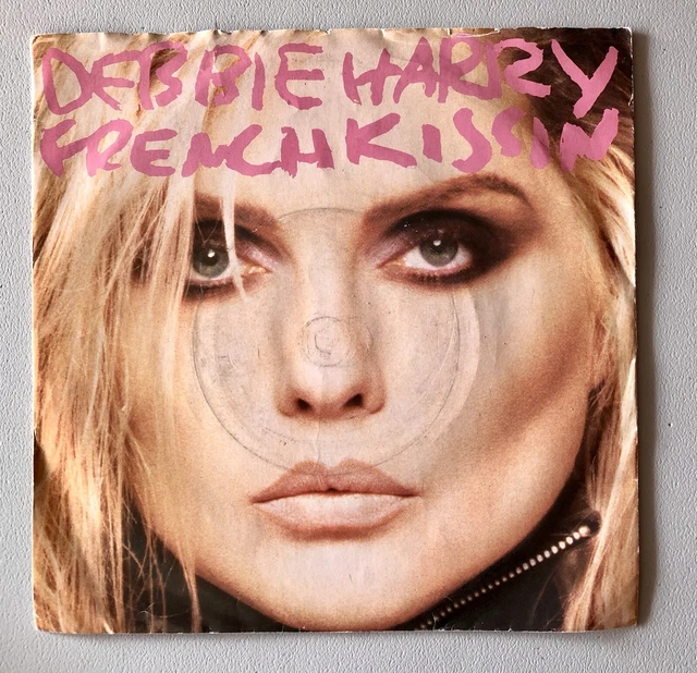 DEBBIE HARRY FRENCH Kissin' In The USA 7" 45rpm UK 1986 PS Solid Centre ...