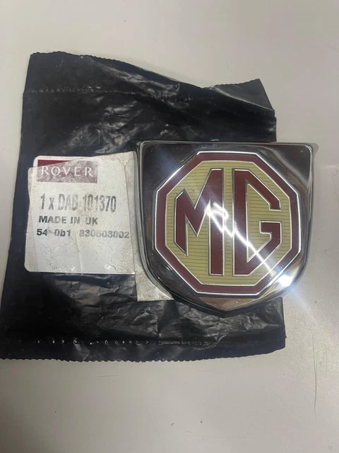 MGF FRONT GRILL Badge Genuine MG Rover Part DAB101370 £59.95 - PicClick UK