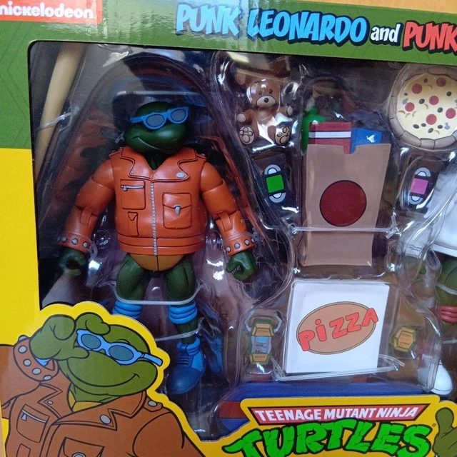 NECA TEENAGE MUTANT Ninja Turtles Punk Leonardo Raphael EUR 227,24 ...