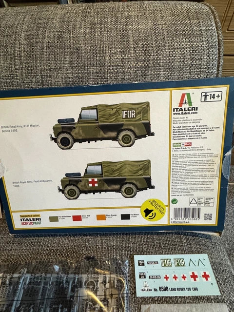 ITALERI 1:35 SCALE Land Rover 109’ LWB Plastic Kit Model 6508 £9.73 ...