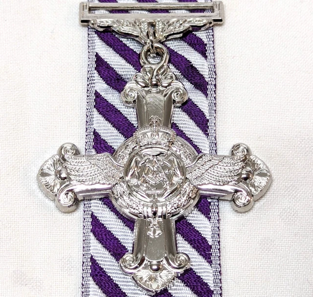 WW2 DISTINGUISHED FLYING Cross DFC Royal Air Force Medal RAF gallantry ...