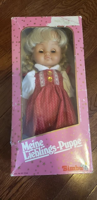 VINTAGE SIMBA WEST Germany Meine Lieblings Puppe Sleeping Doll Darling ...