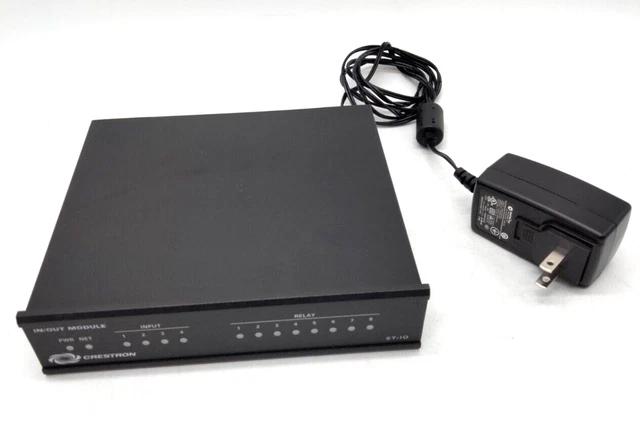 CRESTRON ST-IO ST-10 module 8 Relay Digital/Analog Input Module with ...