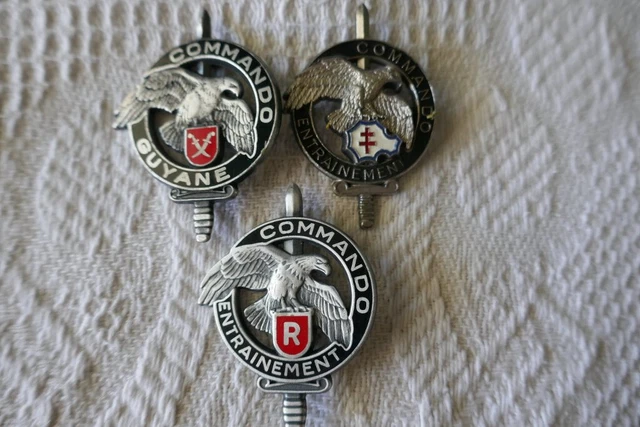 CEC BADGES COMMANDO training Guyana Polynesia Tahiti and Reunion £52.98 ...