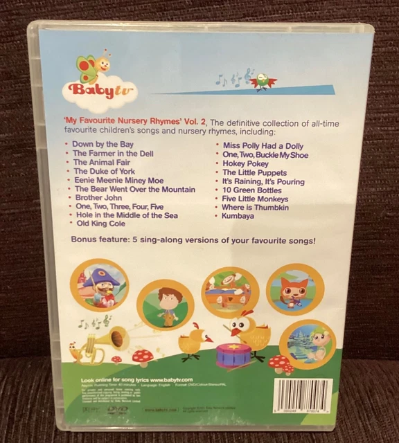 BABYTV - MY Favourite Nursery Rhymes Vol 2 DVD £10.00 - PicClick UK