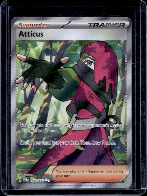 2025 POKEMON SV Prismatic Evolutions Atticus #133/131 £0.74 - PicClick UK