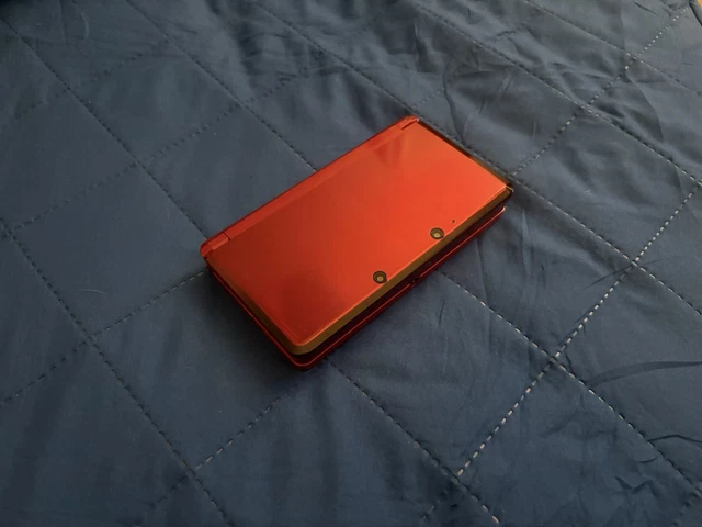NINTENDO 3DS ORIGINAL System Red Handheld Console CTR-001 (READ ...