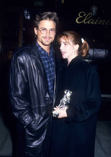 ACTOR ROB LOWE actress Melissa Gilbert on October 8 1987 dine at E- Old ...