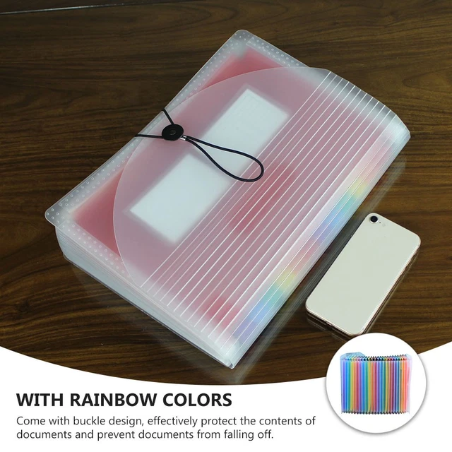 24 POCKETS OFFICE Desk Accessories File Folder Organizer Documents $33. ...