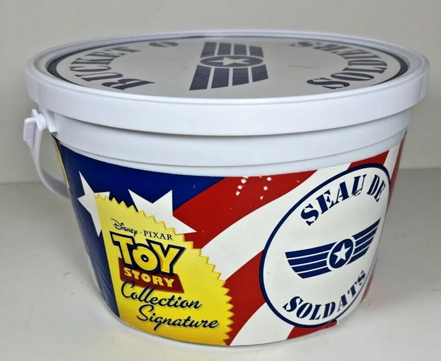 DISNEY PIXAR TOY Story Andy's Room Soldier Bucket Action Figure Missing ...