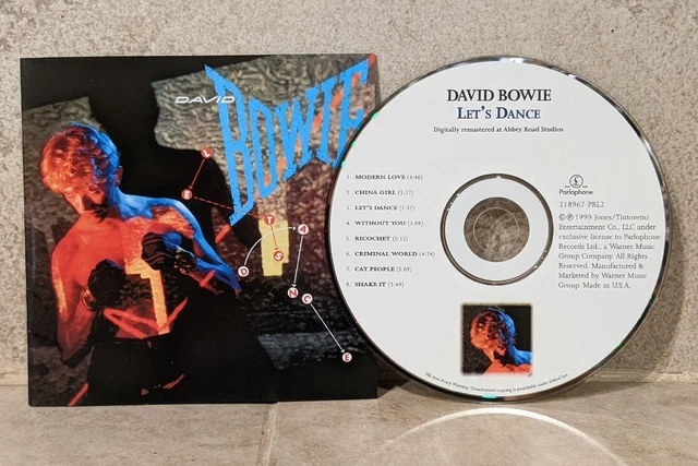 DAVID BOWIE - Let's Dance CD (Disc w/ Cover Only) 1999 $7.99 - PicClick CA