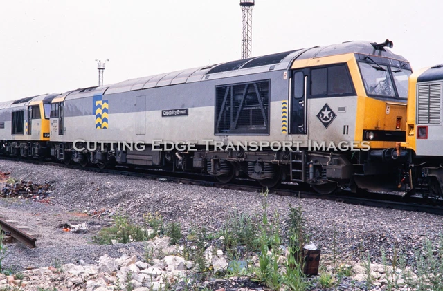 ORIGINAL RAILWAY SLIDE: Class 60 Diesel 60002 1990 D-2064 £2.99 ...