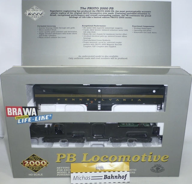PRR 5750B PB Locomotora Proto 2000 30498 H0 1:87 Emb.orig KB3 Μ EUR 183 ...