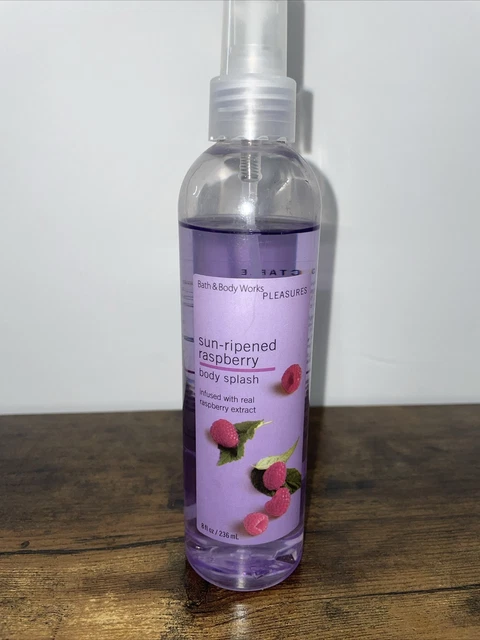 BATH & BODY Works Sun Ripened Raspberry 8 Oz Body Splash Used $25.00 ...