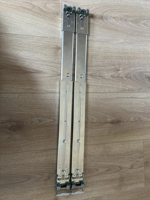 KING SLIDE RACKMOUNT Sliding Access Rails Left & Right 1U £35.00 ...