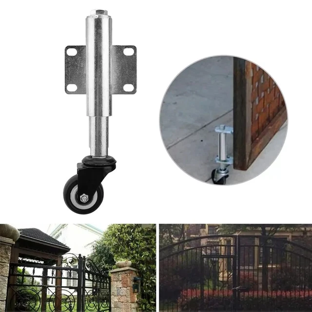 HEAVY DUTY GATE Wheel Spring Loaded Galvanised Support Jockey Door ...