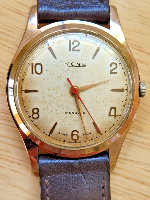 RARE VINTAGE RONE Automatic Gents Mechanical Watch £46.48 - PicClick UK