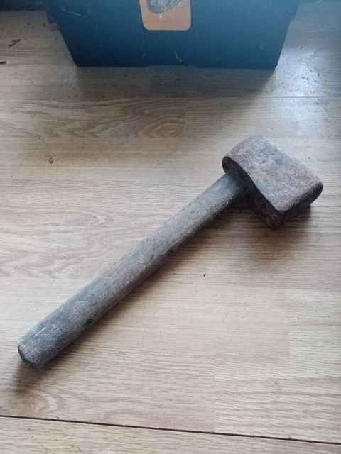 ANCIEN OUTIL MARTEAU masse massette ferronnerie forgeron chaudronnier ...