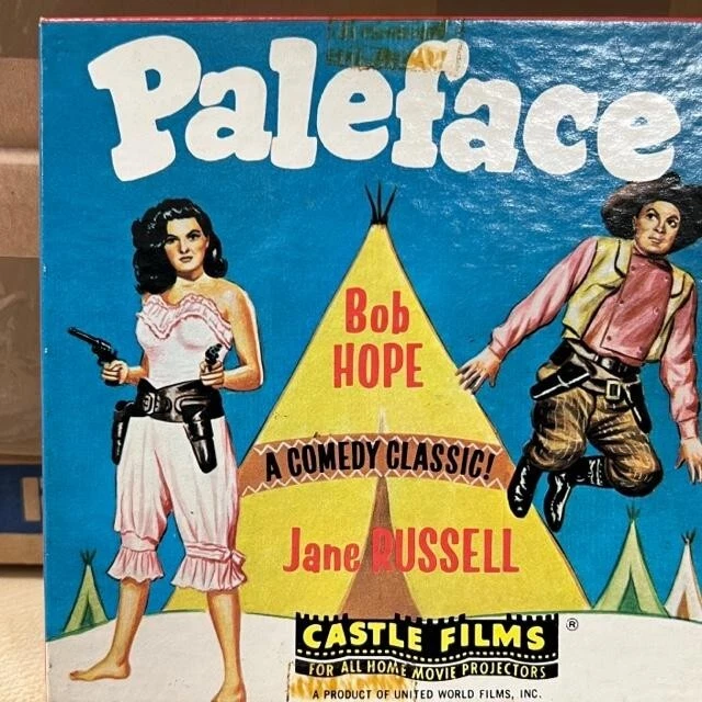 PALEFACE SUPER 8 8mm Cine Film Reel Bob Hope Jane Russell CASTLE FILMS ...