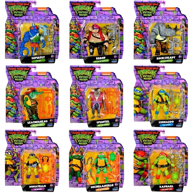 PLAYMATES TEENAGE MUTANT Ninja Turtles Mutant Mayhem Film Figurines De ... PLAYMATES TEENAGE MUTANT Ninja Turtles Mutant Mayhem Film Figurines De ...