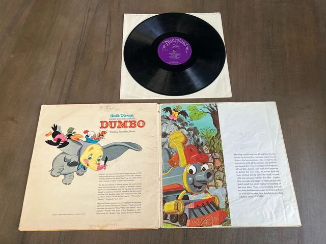 WALT DISNEY'S STORY And Songs From Dumbo Vinyl LP 1957 Disneyland ...