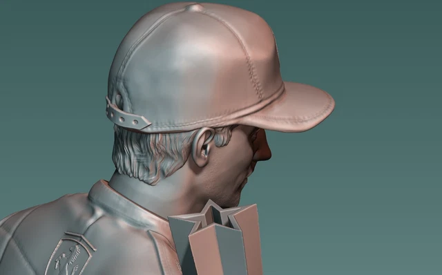 CHARLES LECLERC LOOK alike Ferrari + Formula 1 Podium Figure 1/18 EUR ...