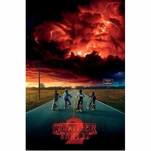 STRANGER THINGS 2 - Mind Flayer POSTER 61x91.5cm NEW Mike Dustin Lucas ...