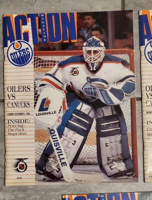 LOT OF 5 1991-92 Edmonton Oilers Game Programs $55.00 - PicClick CA