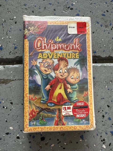 THE CHIPMUNK ADVENTURE VHS Clamshell + CD Rom New *SEE PHOTOS* £26.63 ...