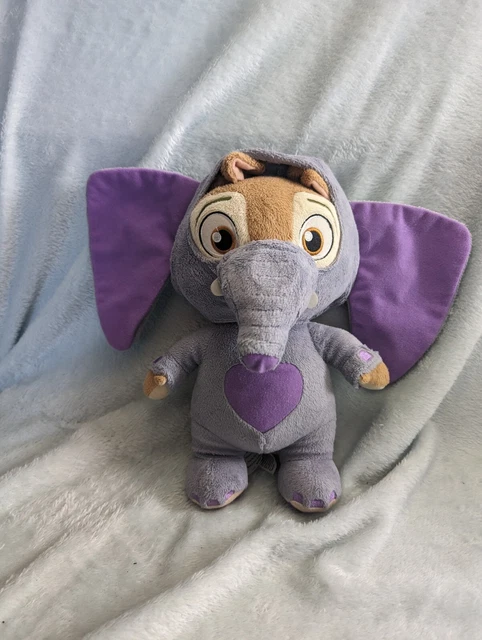 DISNEY ZOOTOPIA ZOOTROPOLIS Talking Finnick as elephant soft toy plush ...