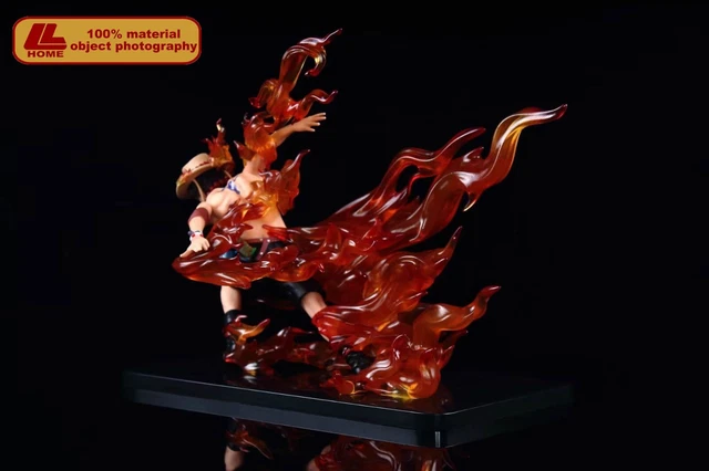 ANIME ONE PIECE Portgas D Ace Fire Drift Action PVC Figure Statue Toy ...