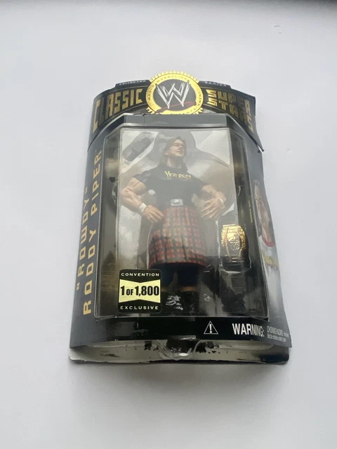 WWE WWF CLASSIQUE SUPERSTARS RODDY PIPER 1 de 1800 JAKKS CONVENTION ...