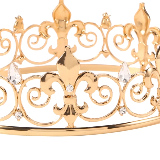 ROYAL CROWN for Men - Metal Crowns and Tiaras, Full Round Birthday9589 ...