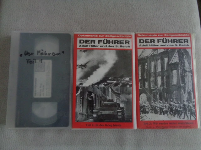 VHS - DER Führer - Adolf Hitler und das 3. Reich - Zeitgeschichte EUR 5,00 - PicClick DE