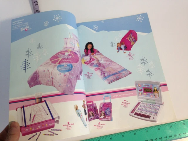 PRINT AD - Barbie Holiday Hip 8-page mag. insert catalog 2002 xmas toys ...