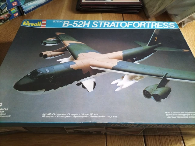 REVELL B-52 H Stratofortress 1:144 Scale Model Kit. New And Complete Contents £14.99 - PicClick UK