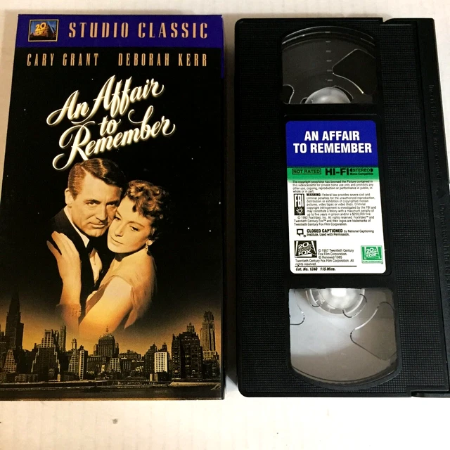 AN AFFAIR TO Remember VHS tape Ships Free Same Day With Tracking £9.68 ...