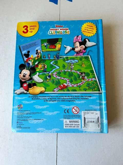 DISNEY JUNIOR MICKEY Mouse Clubhouse My Busy Book £5.00 - PicClick UK