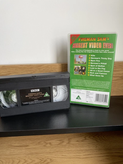 FIREMAN SAM - Fireman Sam's Biggest Video Ever! 2001 - PAL VHS Video ...